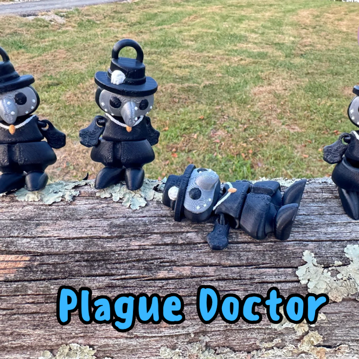 3D Printable Plague Doctor Flexi by ChibiBestiary