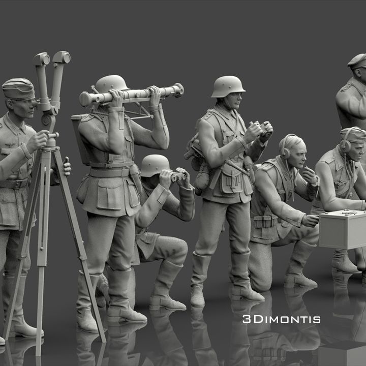 3D Printable German command post ww2 by Dmitry Tishchenkov