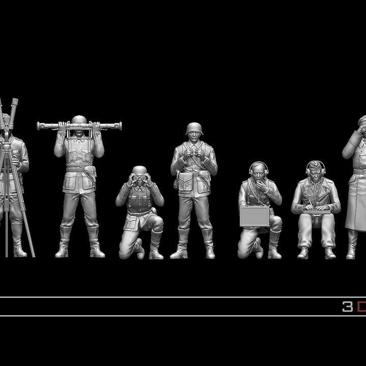 3D Printable German command post ww2 by Dmitry Tishchenkov