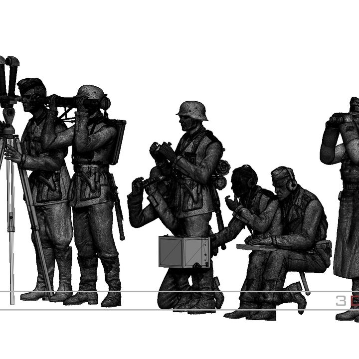 3D Printable German command post ww2 by Dmitry Tishchenkov