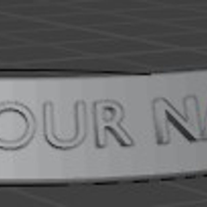 3D Printable Templar / Templars Brother Name Plate Builder by Tagmybase.com