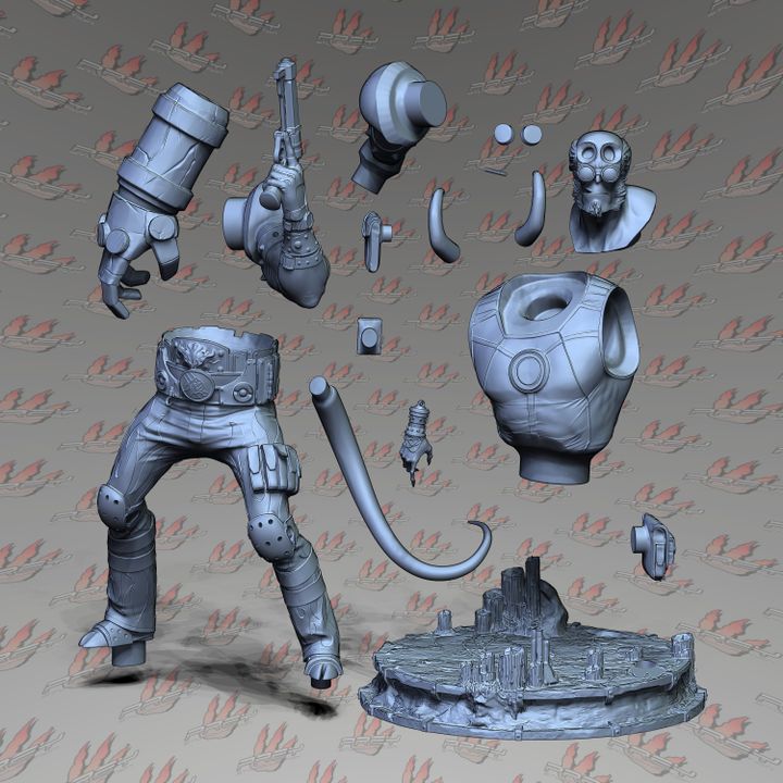 3D Printable HELL BRO by Alex