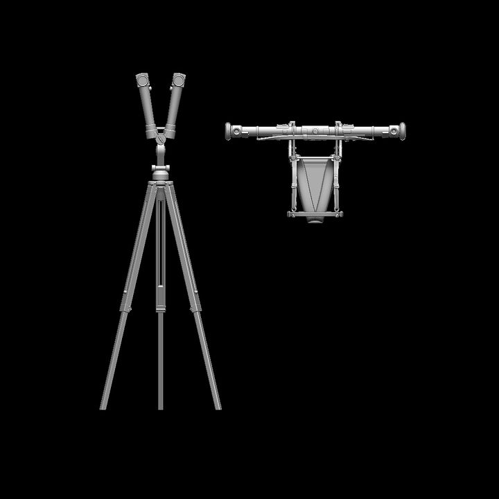 3D Printable rangefinder binoculars stereotube periscope by Dmitry ...