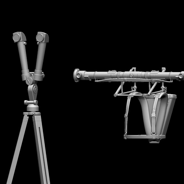 3D Printable rangefinder binoculars stereotube periscope by Dmitry ...