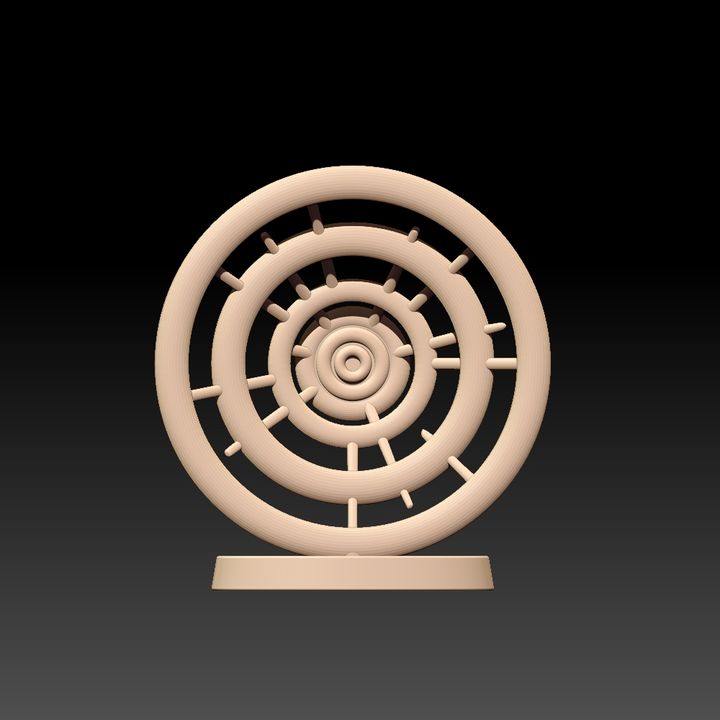 3D Printable BOOM TUBE TOKEN by Artjom Lewitan