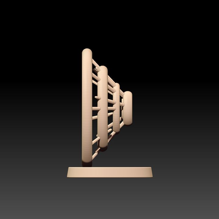 3D Printable BOOM TUBE TOKEN by Artjom Lewitan