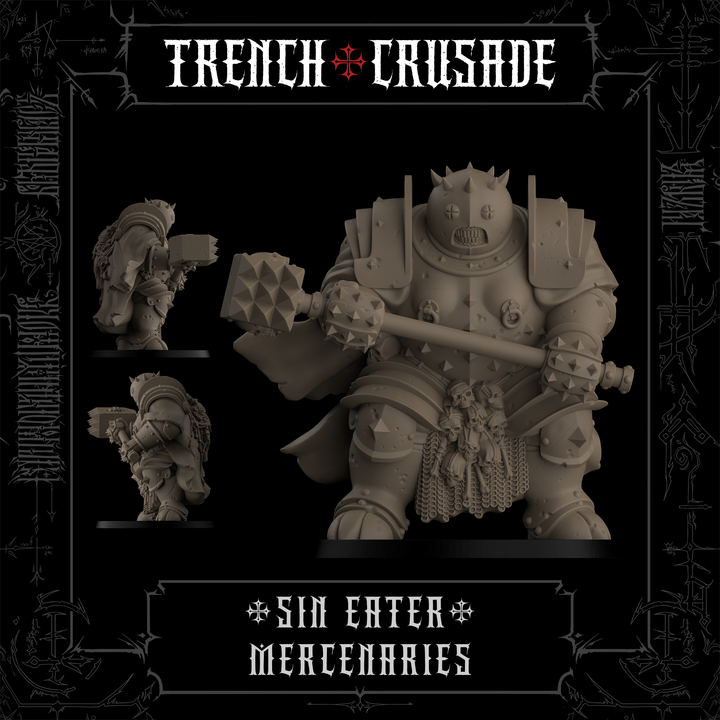 3D Printable Trench Crusade - Sin Eater- Mercenaries by Factory ...