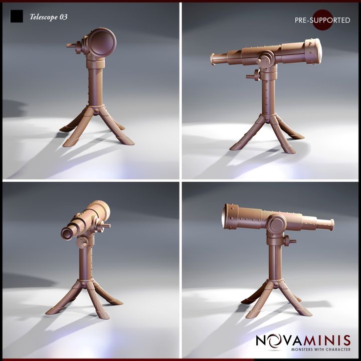 3D Printable Telescope 03 by NovaMinis