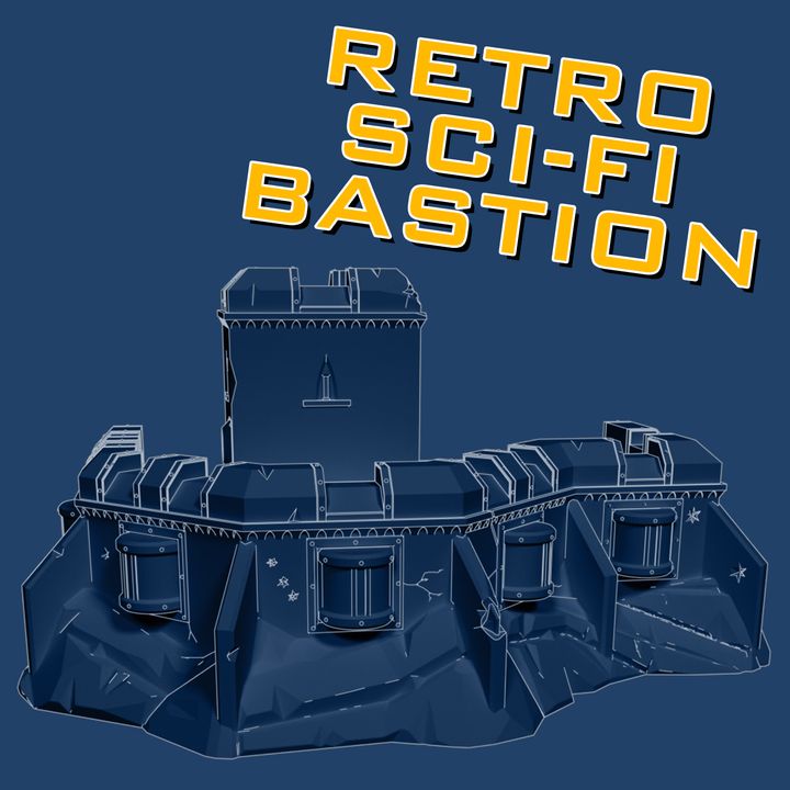 3D Printable Retro Sci-fi Bastion by Doctor Spork