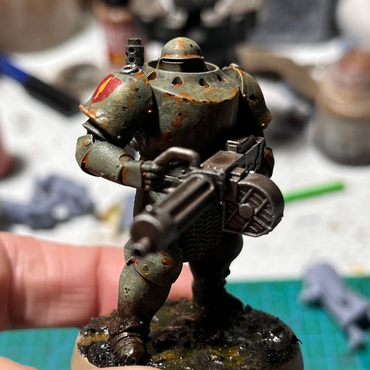 3D Print of Trench Crusade - Heavy Mechanised Infantry (MG) - New ...