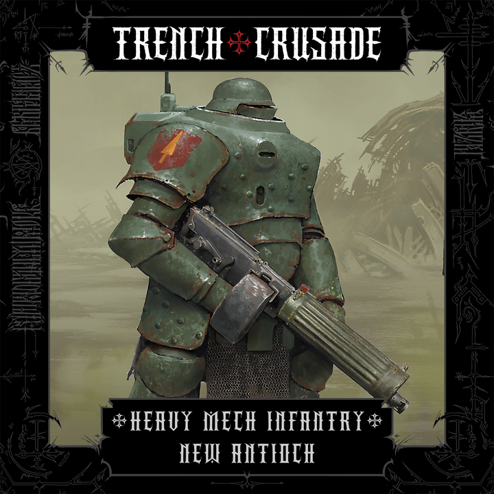 3D Printable Trench Crusade - Heavy Mechanised Infantry (MG) - New ...