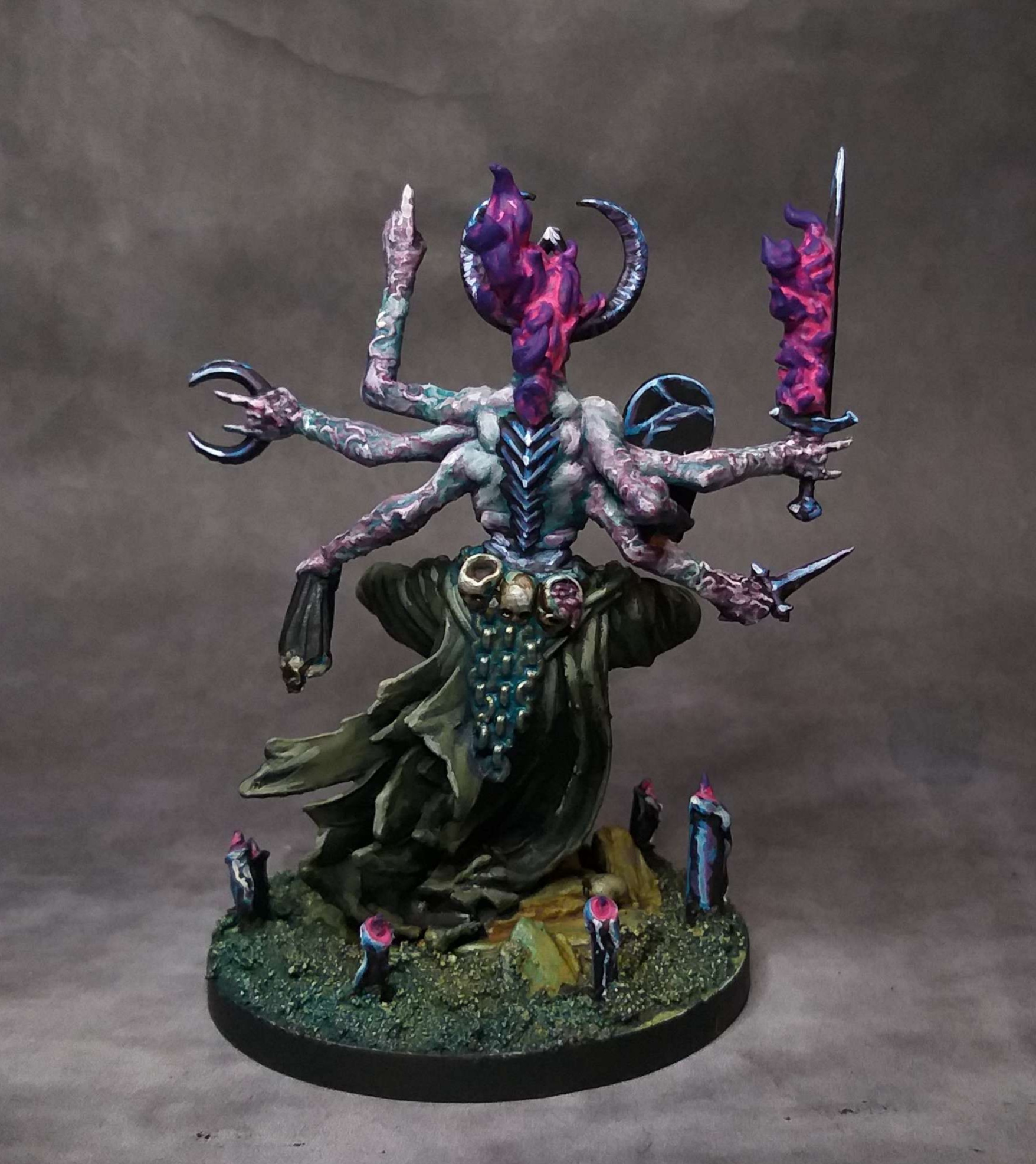 3D Printable Trench Crusade - Sorcerer - Court of the Seven Headed ...