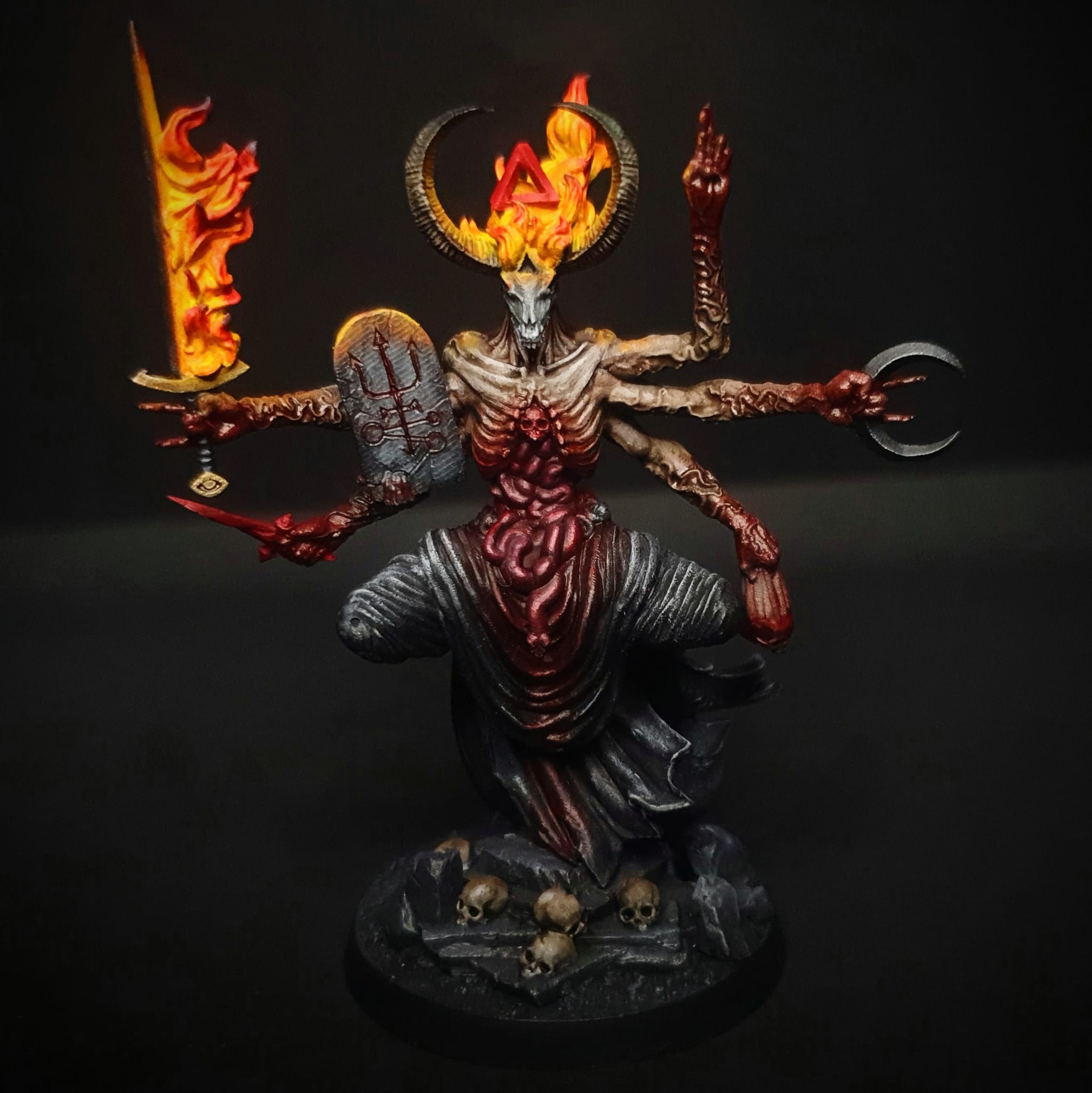 3D Printable Trench Crusade - Sorcerer - Court of the Seven Headed ...