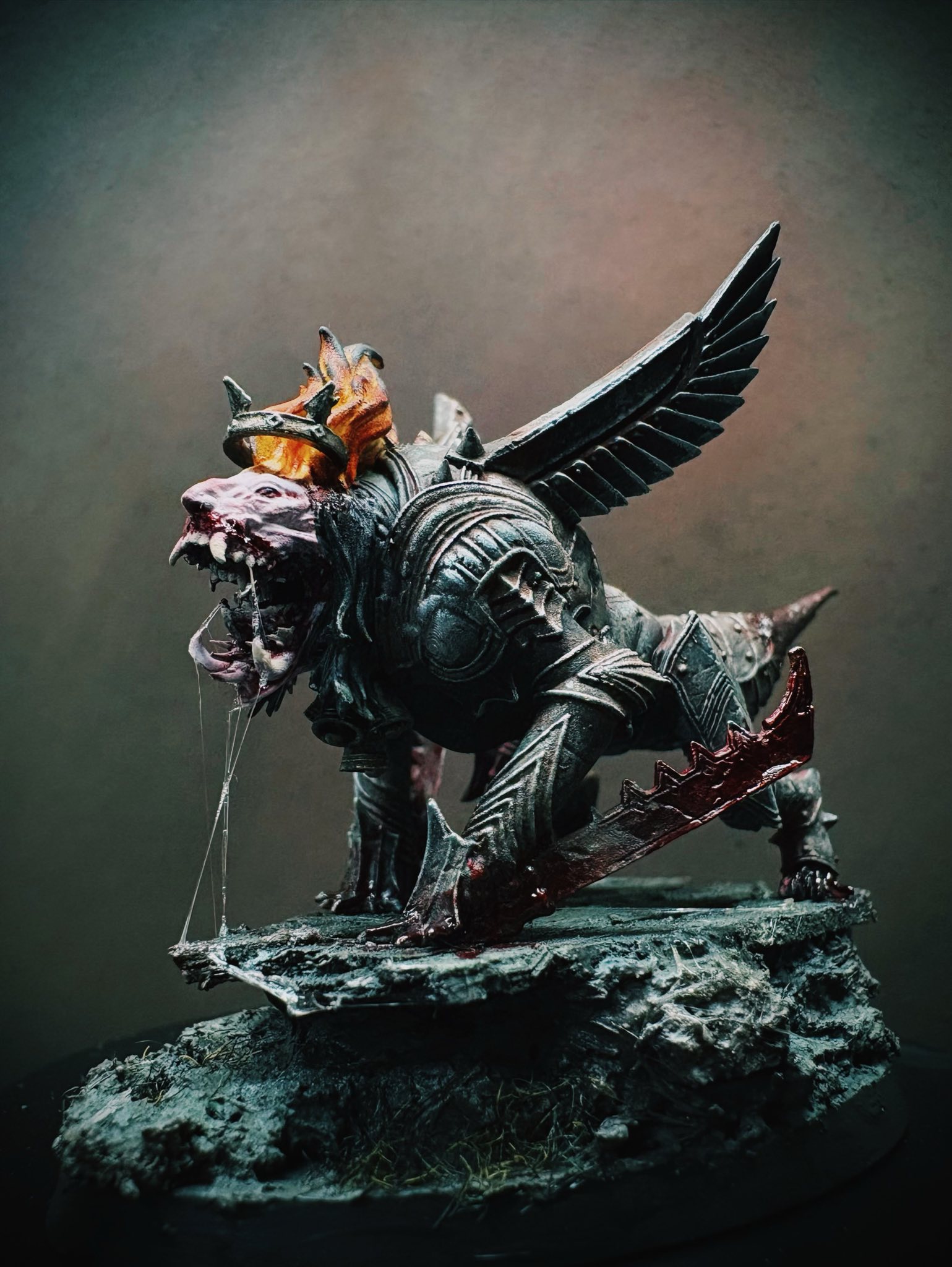 3D Printable Trench Crusade - Pit Locust - Court of the Seven Headed Serpent by Factory Fortress ...