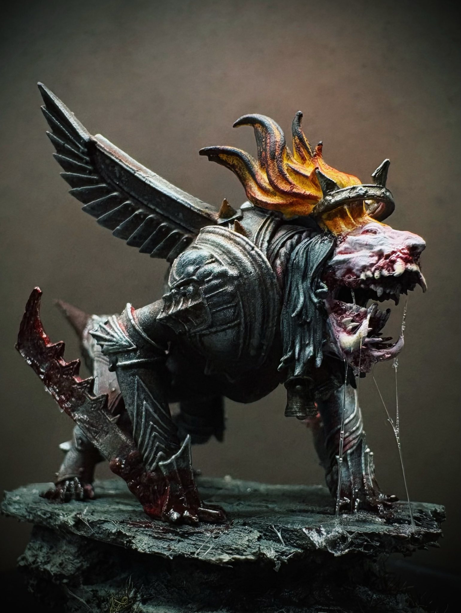 3D Printable Trench Crusade - Pit Locust - Court of the Seven Headed Serpent by Factory Fortress ...