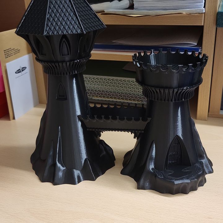 3D Print of Retro Elven Watchtower by maiksengbusch