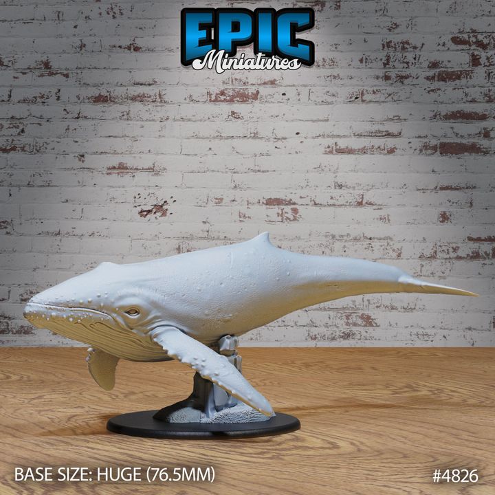 3D Printable Humpback Whale / Lord of the Sea / Water Beast ...