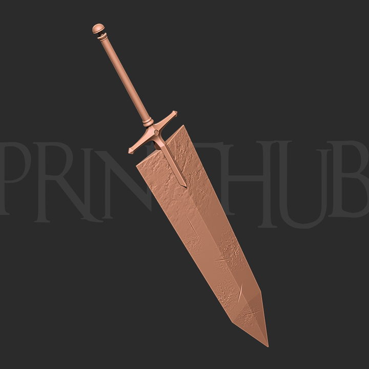 3D Printable Asta Demon Slayer Sword for cosplay prop by Printhub