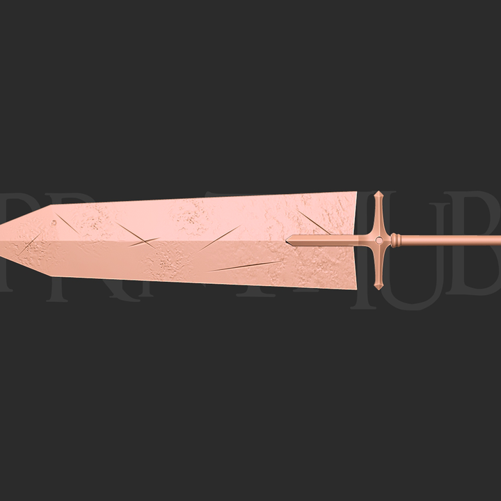 3D Printable Asta Demon Slayer Sword for cosplay prop by Printhub