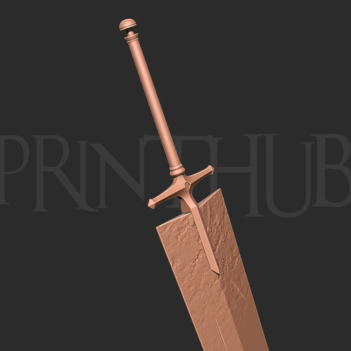3D Printable Asta Demon Slayer Sword for cosplay prop by Printhub
