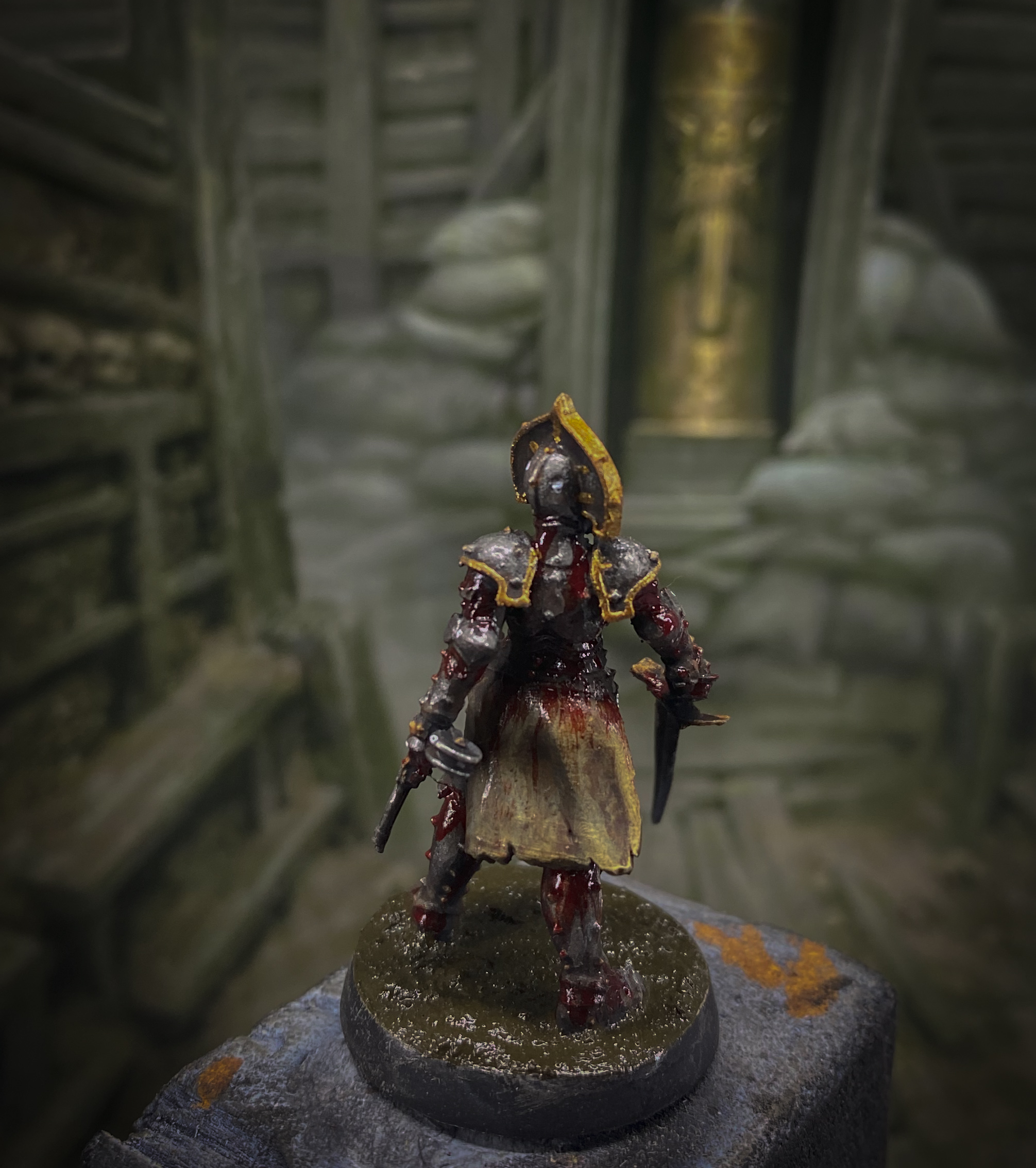 3D Printable Trench Crusade - Stigmatic nun (Sword, pistol) - Trench ...