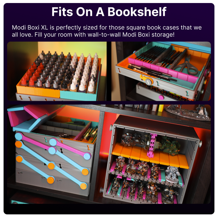 3D Printable Modi Boxi XL - 3D Printable Gaming Storage Solution by ...