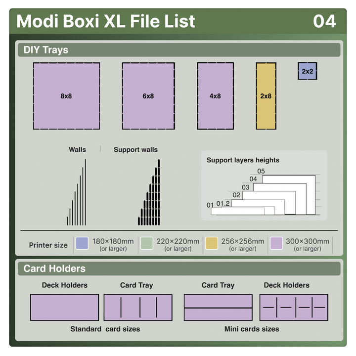 3D Printable Modi Boxi XL - 3D Printable Gaming Storage Solution by ...