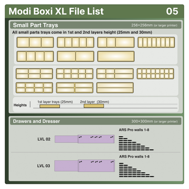 3D Printable Modi Boxi XL - 3D Printable Gaming Storage Solution by ...