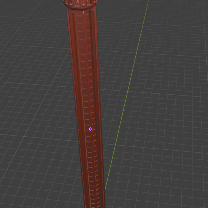 3D Printable Gothic Column by Joe
