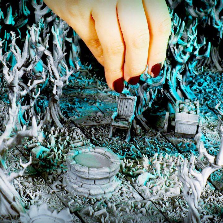 3D Printable Death x Tiles - Complete Forest Set (Supportless) by Death ...