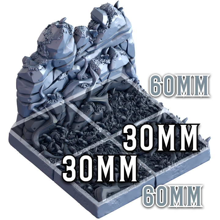 3D Printable Death x Tiles - Complete Forest Set (Supportless) by Death ...