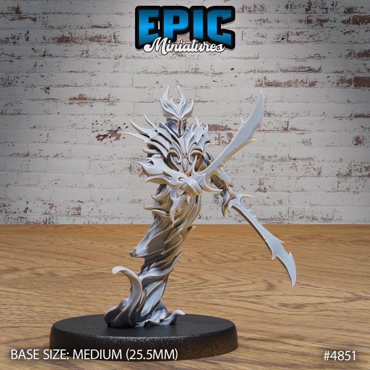 3D Printable Myrmidon Fire Attack / Burning Elemental / Humanoid ...