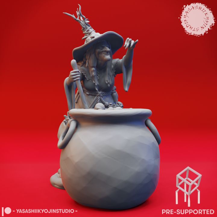 3D Printable Barovian Witches - Tabletop Miniatures (Pre-Supported) by ...