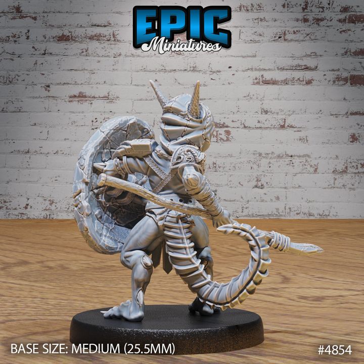 3D Printable Kobold Minion / Draconic Lizard Warrior / Dragon Servant ...