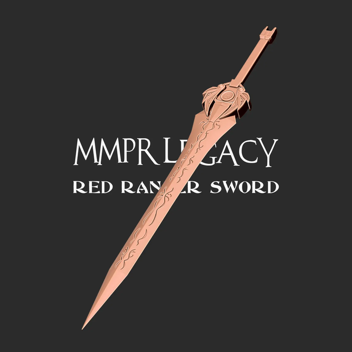 3D Printable Power rangers Legacy Red Ranger Sword 3D print model by ...