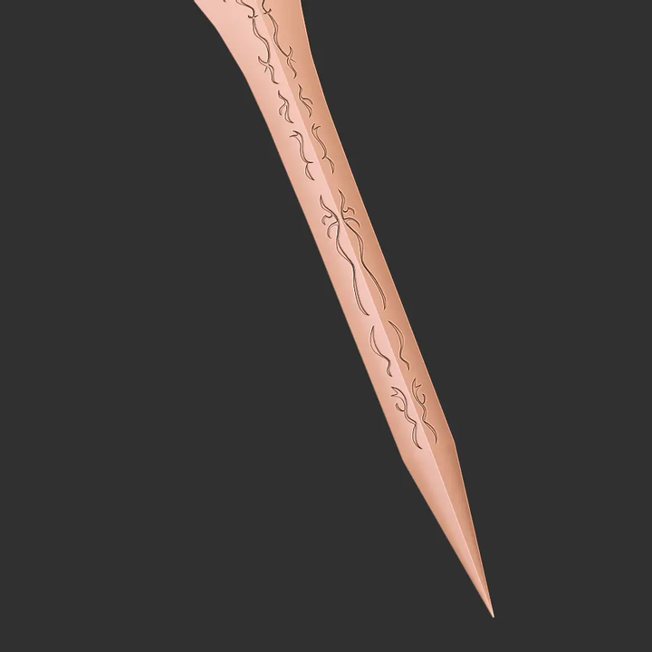 3D Printable Power rangers Legacy Red Ranger Sword 3D print model by ...