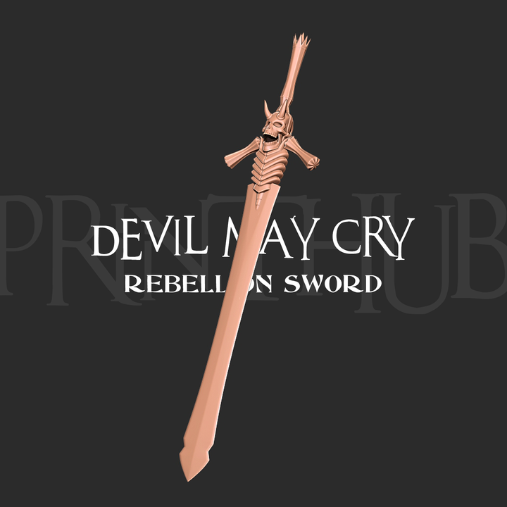 3D Printable Rebellion Sword Fan art for cosplay by Printhub