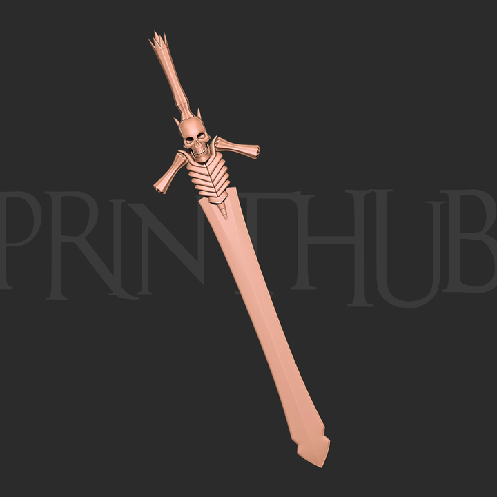 3D Printable Rebellion Sword Fan art for cosplay by Printhub