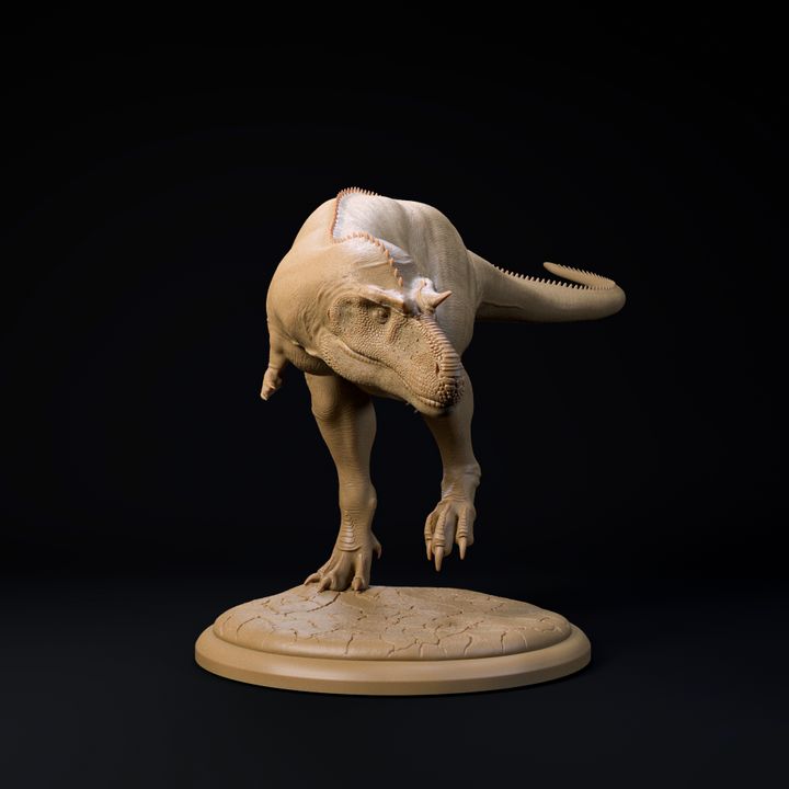 3D Printable Gorgosaurus 32mm scale pre-supported dinosaur by Dino and Dog