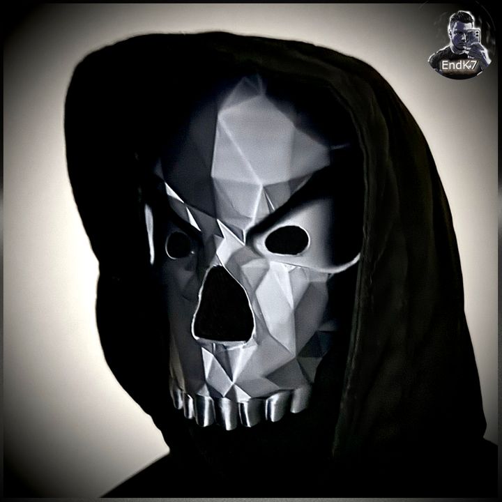 3D Printable Skull Mask No. 3 by EndK7