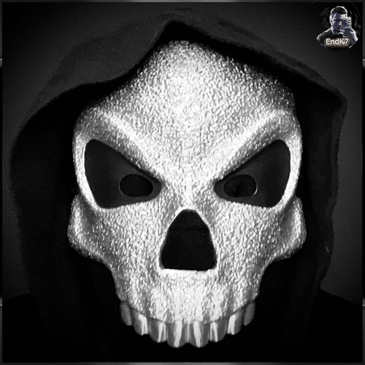 3D Printable Skull Mask No. 2 by EndK7