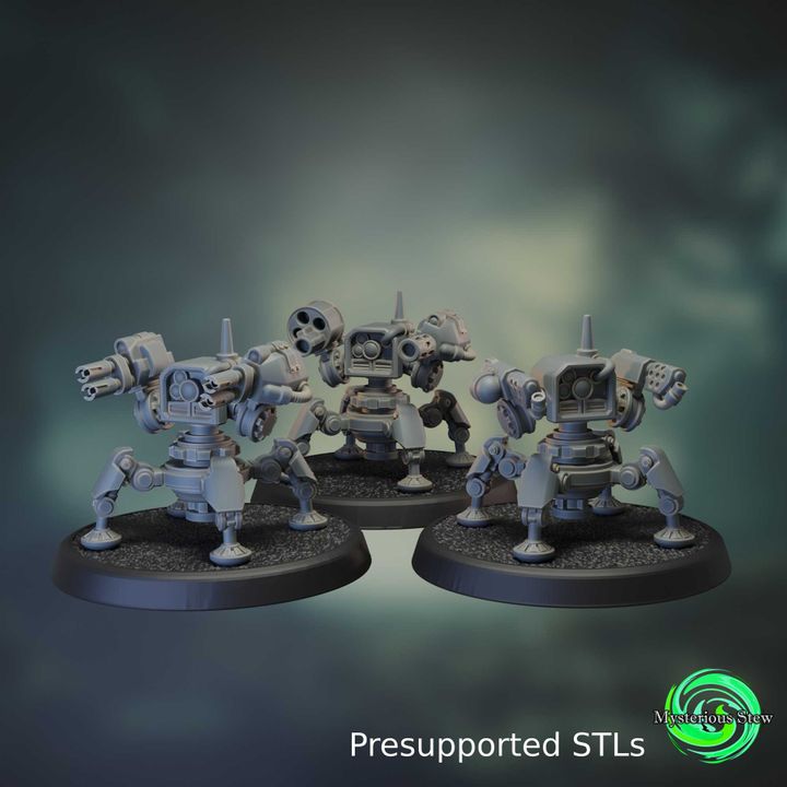 3D Printable Sentry Turret by Mysterious Stew
