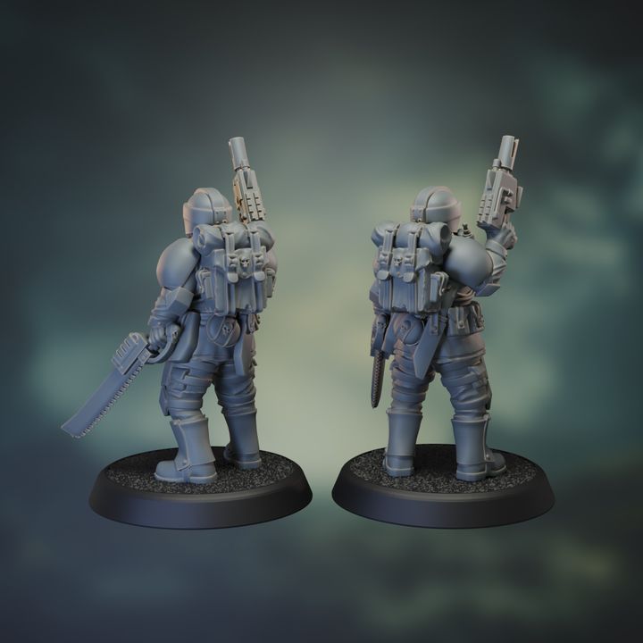 3D Printable Sergeant by Mysterious Stew