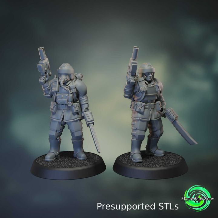 3D Printable Sergeant by Mysterious Stew