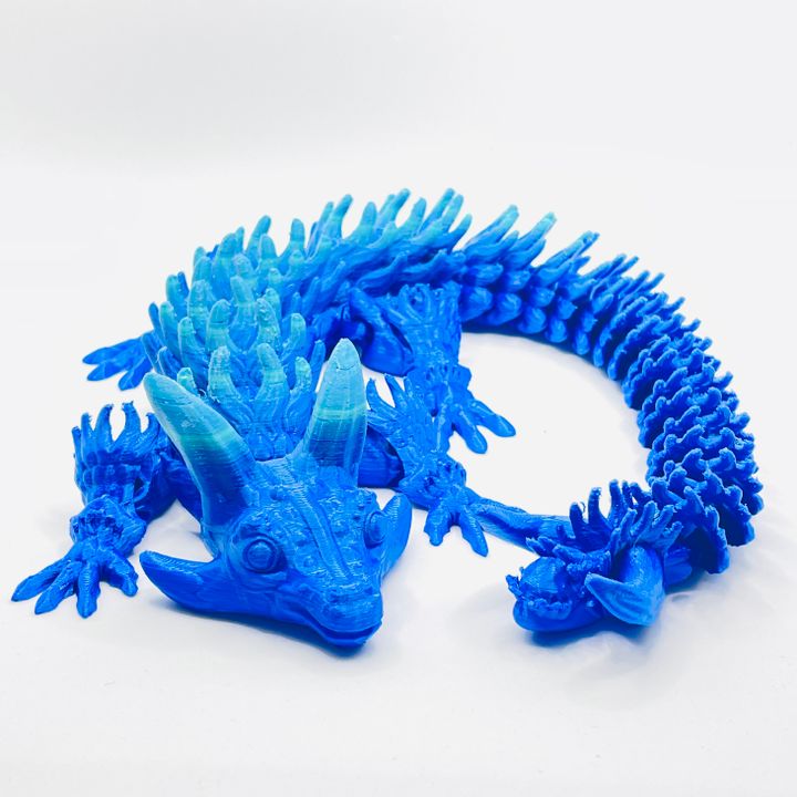 3D Printable Happy Favorite Dragon - Articulated Toy - Print in Place ...