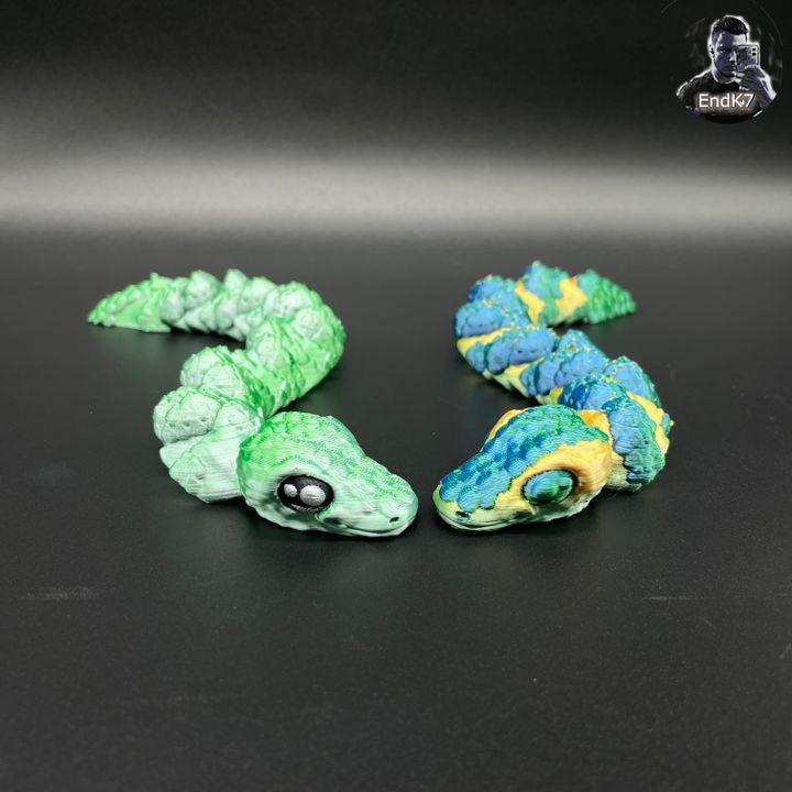 3D Printable Legendary Snake 🐍 - Articulated - Print in Place ...