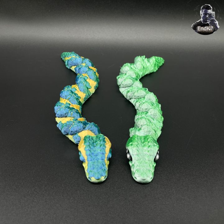 3D Printable Legendary Snake 🐍 - Articulated - Print in Place ...