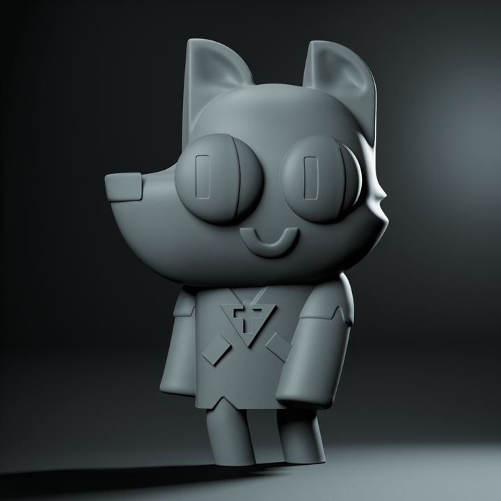 3D Printable Fox Initiate (3 variants), Cult of the Lamb Miniature, Pre ...