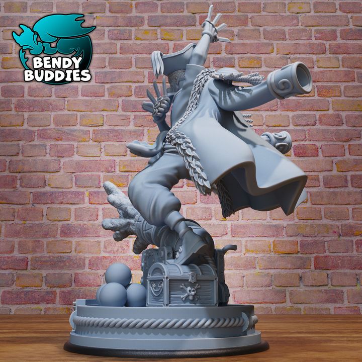 3D Printable Captain Star Clown / Anime Pirate Captain / Manga Sailing ...