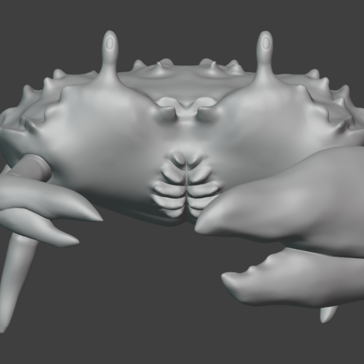 3D Printable Simple Crab by Vamatti